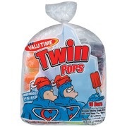 Valu Time Twin Pops,Assorted Flavors 18 Ct: Calories, Nutrition ...