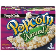 Food Club Popcorn,Natural: Calories, Nutrition Analysis & More | Fooducate