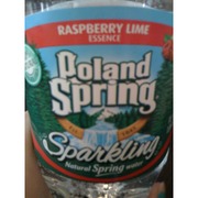 Poland Spring Sparkling Natural Spring Water Raspberry Lime Essence ...