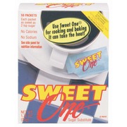 Sweet One Sugar Substitute,50 Ct: Calories, Nutrition Analysis & More ...