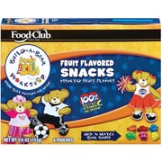 Food Club Fruit Snacks,Build-A-Bear Workshop Assorted 6 Ct: Calories ...