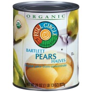Full Circle Pears,Organic Bartlett Halves In Pear Juice: Calories ...