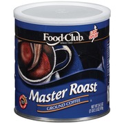 Food Club Coffee,Medium Master Roast Ground: Calories, Nutrition ...