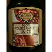 Trader Joe's 100 % Pomegranate Juice (from Organic Concentrate): Calories, Nutrition Analysis ...