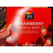 365 Everyday Value Cereal Bars - Strawberry: Calories, Nutrition ...