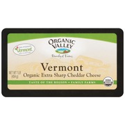 Organic Valley Cheese,Organic Vermont Extra Sharp Cheddar: Calories ...