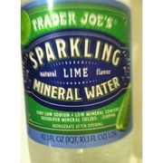 Trader Joe's Sparkling Lime Mineral Water: Calories, Nutrition Analysis & More | Fooducate
