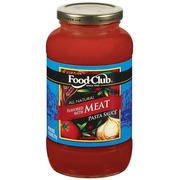 Food Club Pasta Sauce,Flavored W/Meat: Calories, Nutrition Analysis ...