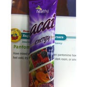 Healthy To Go Acai Natural Energy Boost: Calories, Nutrition Analysis ...