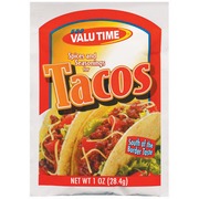 Valu Time Spices & Seasoning Mix,Tacos: Calories, Nutrition Analysis ...