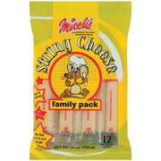 Miceli'S Cheese String,Mozzarella Family Pack 12 Ct: Calories ...