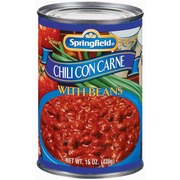 Springfield Chili Con Carne,W/Beans: Calories, Nutrition Analysis ...