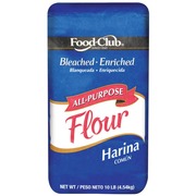 Food Club Flour,All-Purpose Bleached Enriched: Calories, Nutrition ...