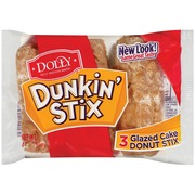 Dolly Dunkin' Stix,Glazed Cake Donut Stix 3 Ct: Calories, Nutrition ...