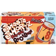 Shasta Shortz Soda,Rah-Rah Root Beer Caffeine Free 8 Oz: Calories ...