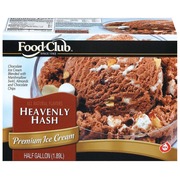 Food Club Ice Cream,Premium Heavenly Hash: Calories, Nutrition Analysis ...