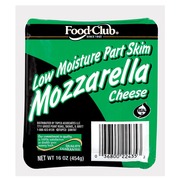 Food Club Cheese,Low Moisture Part Skim Mozzarella: Calories, Nutrition ...