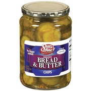 Shurfine Pickles,Bread & Butter Chips: Calories, Nutrition Analysis ...