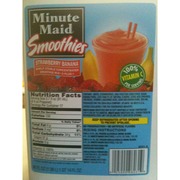Minute Maid Strawberry Banana Smoothie Mix: Calories, Nutrition ...