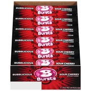 Bubblicious Bubble Gum,Bursts Sour Cherry Storm 7 Pieces: Calories ...