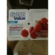 Great Value Yogurt, Non-fat, Raspberry: Calories, Nutrition Analysis ...