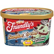 Friendly'S Ice Cream,Sundae Xtreme Mint Cookie Colission: Calories ...