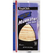 Food Club Cheese,Muenster Sliced: Calories, Nutrition Analysis & More ...