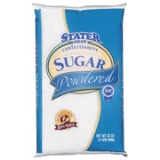 Stater Bros. Sugar,Powdered Confectioners: Calories, Nutrition Analysis ...