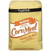 Food Club Corn Meal,Yellow Enriched All Purpose: Calories, Nutrition ...