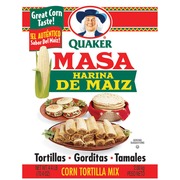 Quaker Corn Tortilla Mix,Masa Harina De Maiz: Calories, Nutrition ...