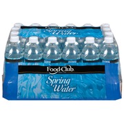 Food Club Spring Water: Calories, Nutrition Analysis & More | Fooducate