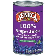 Seneca 100% Juice,Grape From Concentrate: Calories, Nutrition Analysis ...