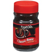 Food Club Instant Coffee,Classic Roast: Calories, Nutrition Analysis ...