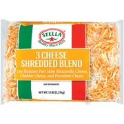 Stella Cheese Blend,3 Cheese Mozzarella/Cheddar/Provolone Shredded ...
