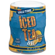 Valu Time Iced Tea Mix,W/Sugar & Lemon Flavor: Calories, Nutrition ...