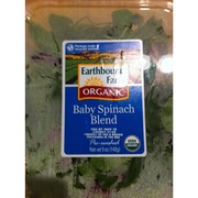 Earthbound Farm Organic Baby Spinach Blend: Calories, Nutrition ...