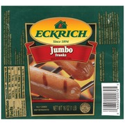 Eckrich Franks - Jumbo,Jumbo Original Franks 12/1 Lb: Calories ...