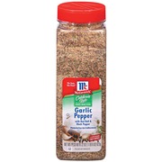 Mccormick Garlic Pepper,California Style Coarse Grind Blend W/Red Bell ...