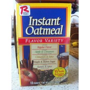 Ralston Foods Instant Oatmeal Flavor Variety: Calories, Nutrition ...