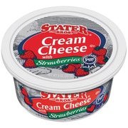 Stater Bros. Cream Cheese, W/Strawberries: Calories, Nutrition Analysis ...
