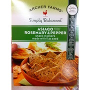 Archer Farms Simply Balanced Asiago Rosemary & Pepper Snack Crackers ...