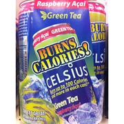 Celsius Raspberry Acai Green Tea: Calories, Nutrition Analysis & More ...