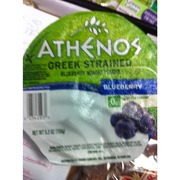 Athenos Greek Yogurt, Non-fat, Blueberry: Calories, Nutrition Analysis ...
