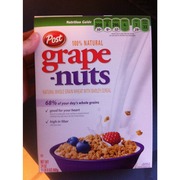 Grape-Nuts Cereal: Calories, Nutrition Analysis & More | Fooducate
