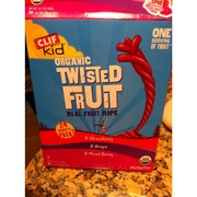 Clif Kid Organic Twisted Fruit Rope, Variety Pack: Calories, Nutrition ...