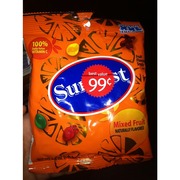Sunkist Mixed Fruit Flavored Fruit Snacks: Calories, Nutrition Analysis ...