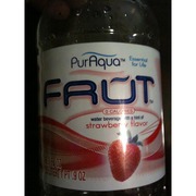 Pur Aqua Water Beverage with a Hint of Strawberry Flavor: Calories ...