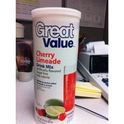 Great Value Cherry Limeade Drink Mix: Calories, Nutrition Analysis ...