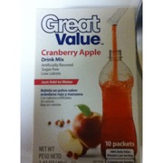 Great Value Cranberry Apple Drink Mix: Calories, Nutrition Analysis ...