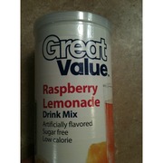 Great Value Raspberry Lemonade Drink Mix: Calories, Nutrition Analysis ...